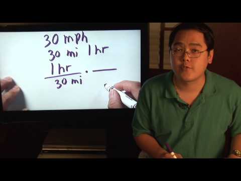Math Lessons : How to Calculate Minutes Per Mile