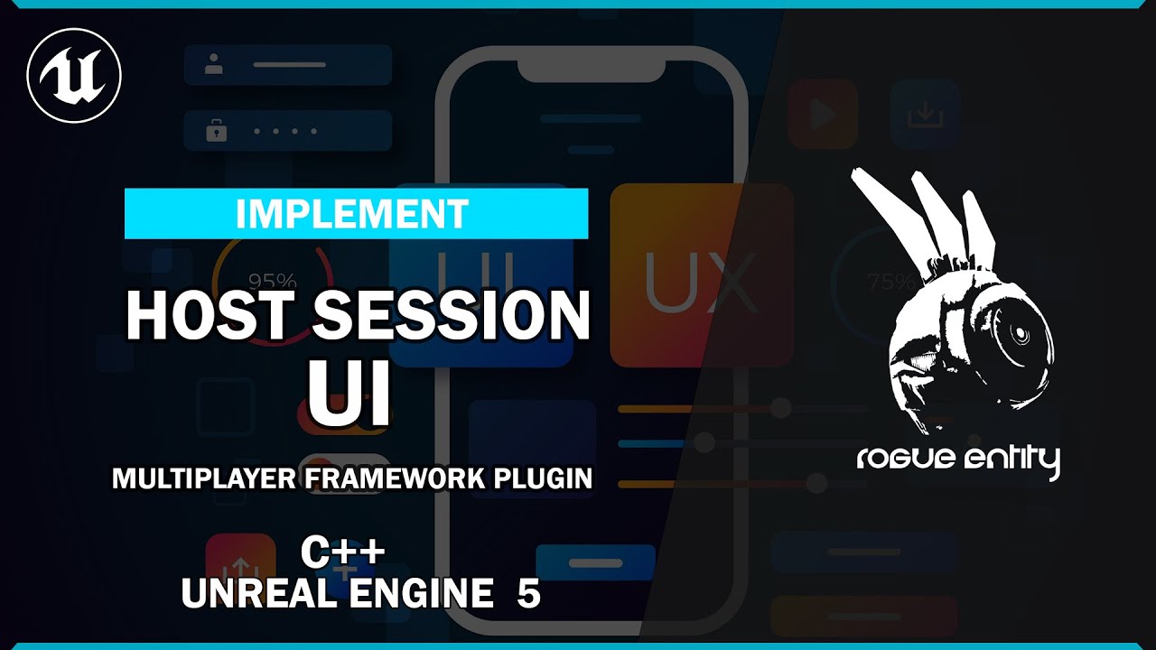 Implementing Host Session UI for Multiplayer Framework Plugin in Unreal Engine 5