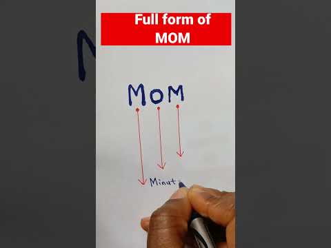Full form of MOM.#shorts #fullform #mom