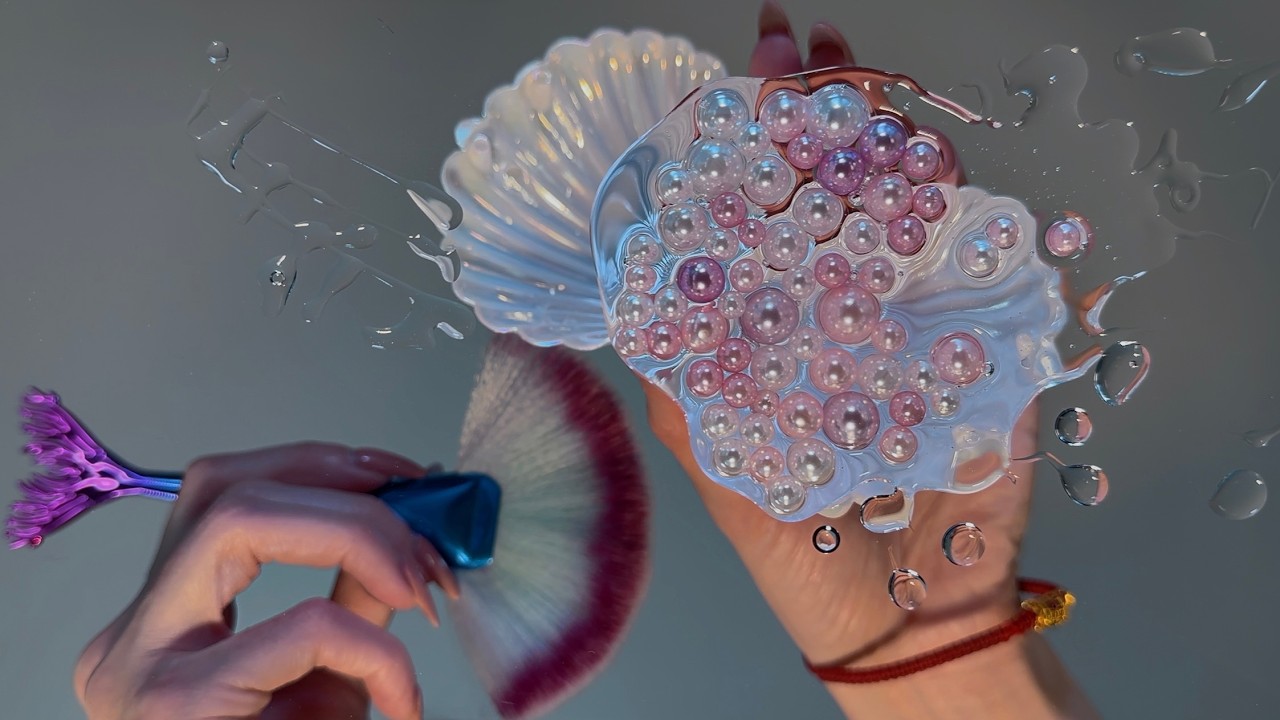 ASMR Mermaid Spa Therapy Roleplay 🧜‍♀️ Ocean Relaxation & Sleep Sounds | no Talking, Water Sounds 