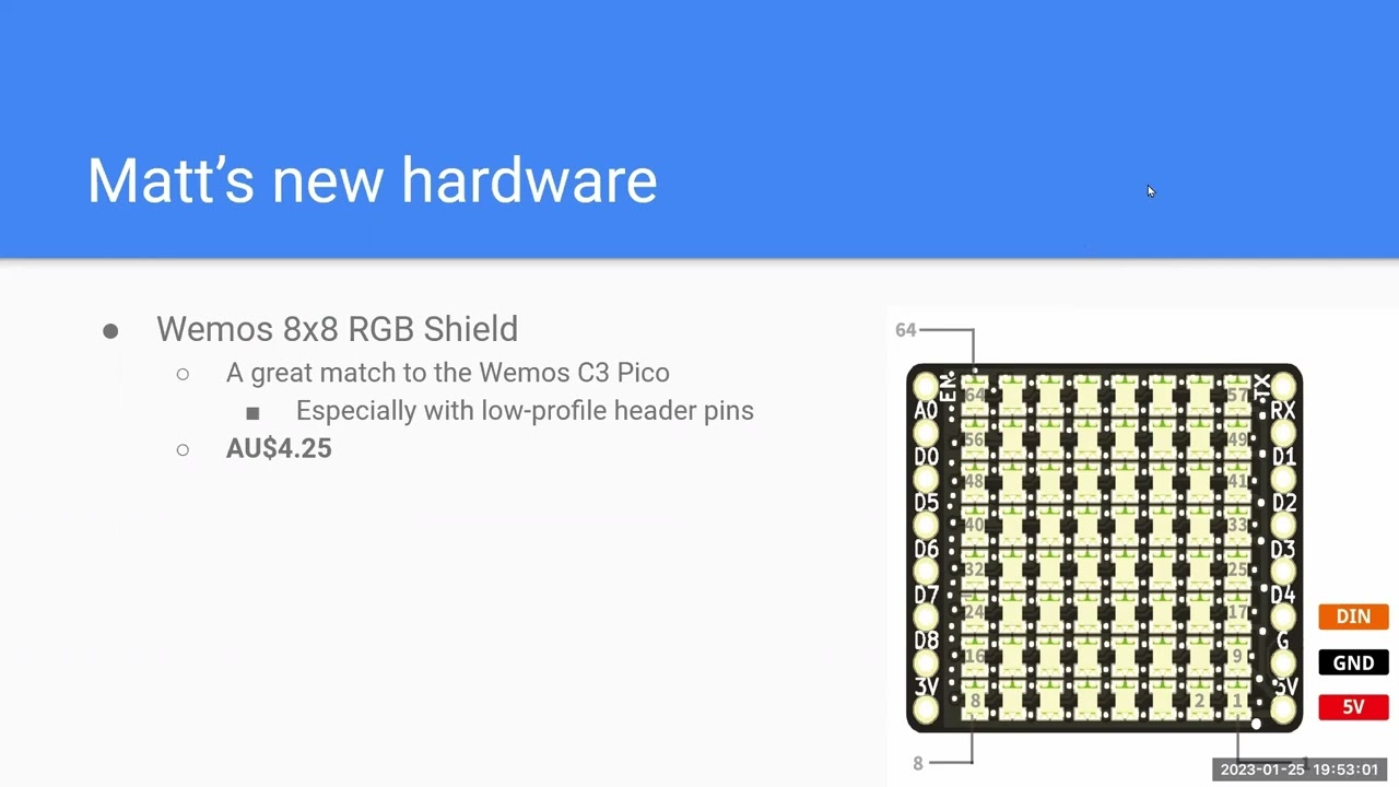 MicroPython Meetup January 2023.  Matt's News and Musings
