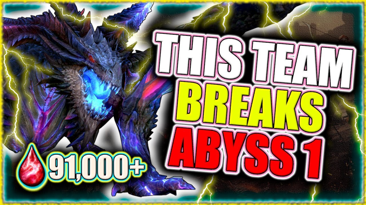 I Hit 90k on Abyss 1 Using this Team - Here's How!  Full Guide - Watcher of Realms