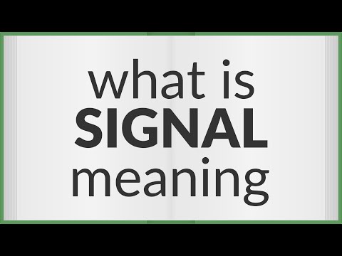 Signal | meaning of Signal