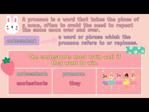 💟 (ENGLISH) What is a Pronoun-Antecedent Agreement? | #iQuestionPH