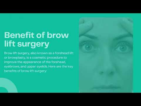 Benefits of brow lift surgery - New Image Medical Spas