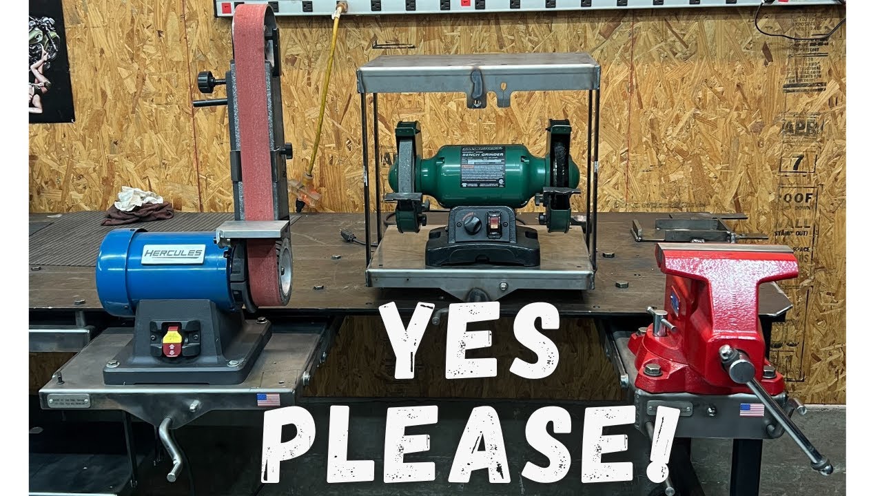 WORKBENCH SPACE SAVER!  ...The Tool Swing.