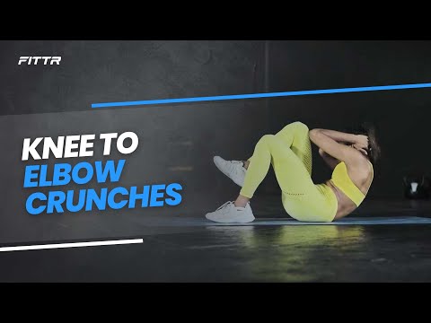 How To Do Knee to Elbow Crunches | Exercise Video
