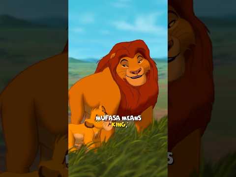 What do the names in The Lion King mean?