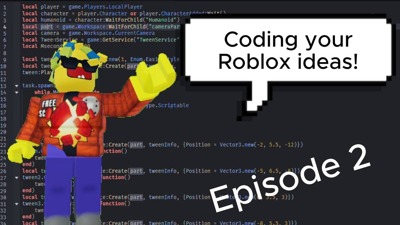 Coding YOUR Roblox ideas (Episode 2)