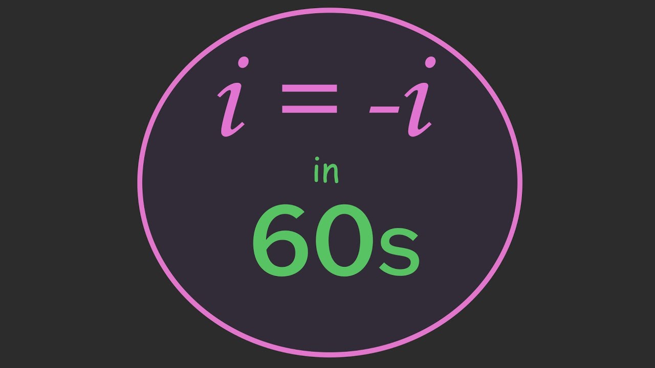Imaginary Unit's Paradox in 60 Seconds