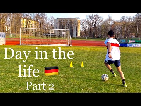 Day in the life of a semi pro football player in Germany 🇩🇪 Pt.2