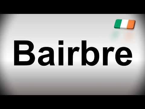 How to Pronounce Bairbre