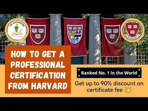 How to Get a Professional Certification from Harvard University | Free Online Certifications