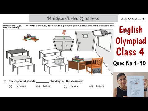 Olympiad Exam For Class 4 English 2023 | English Olympiad Mock Test for Class 4 | IEO Class 4