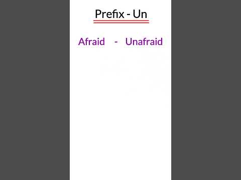 Prefix Words | Prefix Words in English #shorts #youtubeshorts