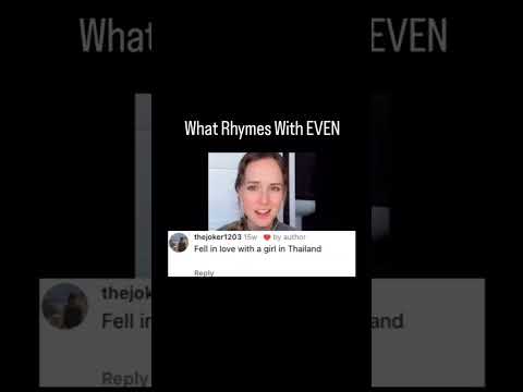 What rhymes with even? #funny #shorts #humor #memes #tiktok #viralvideo