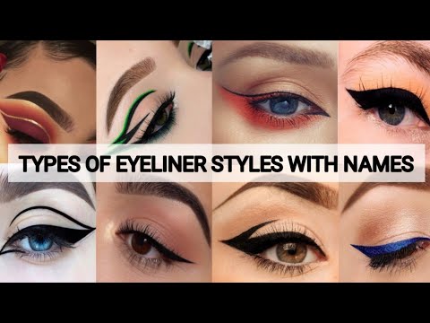 Types of eyeliner styles with names| Types of eyeliner with name| Types of eyeliner styles