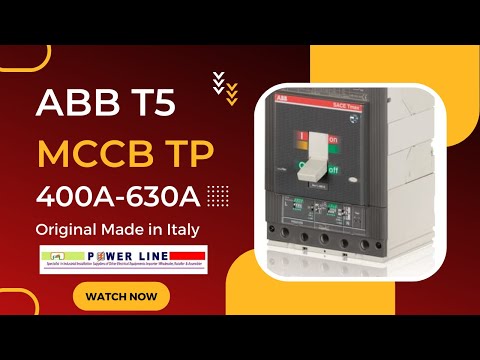 ABB MCCB TP 3Pole 3P 4Pole 400A 500a 630A Circuit Breaker BD Original Made in Italy