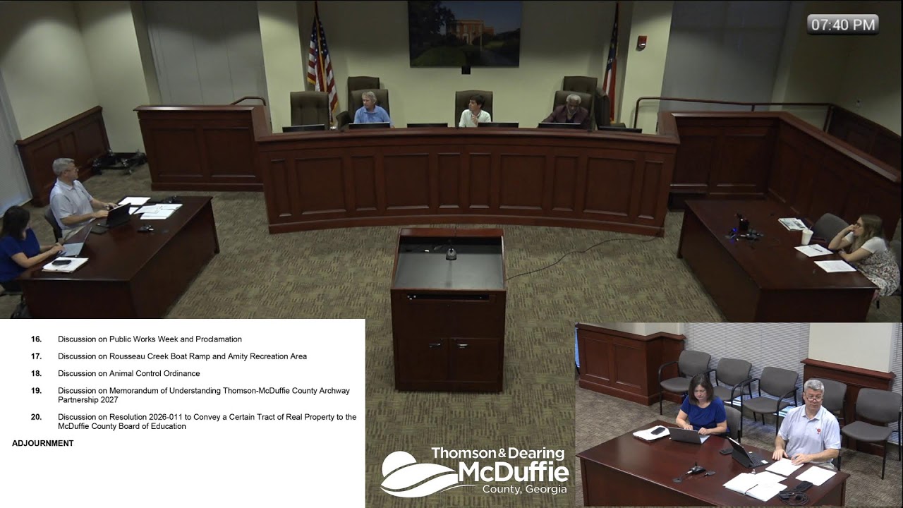 BoC Work Session - May 4th, 2026