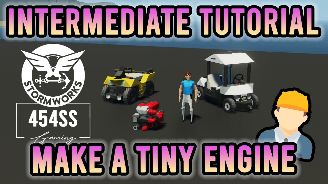TINY Modular Engine Tutorial in Stormworks (Engineer Explains)
