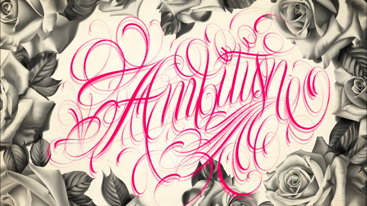 Playing with Chicano Flourishing - FULL PROCESS TUTO (Procreate)