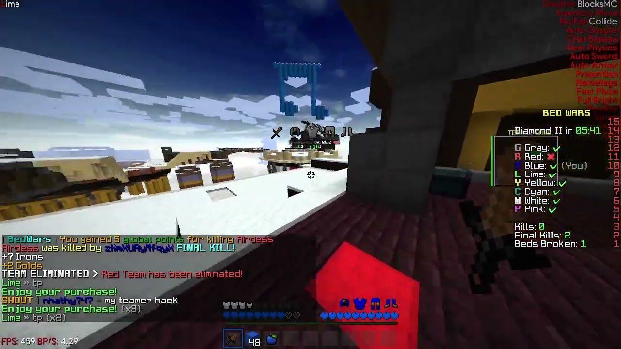 BlocksMC Ban Speedrun - 25 Seconds