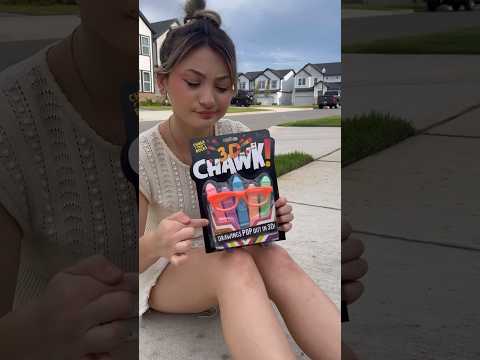 3D Chalk Kit! Put to the test! 🎨🖌️ #art #chalk #chalkart