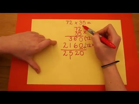 Long Multiplication Calculation Method