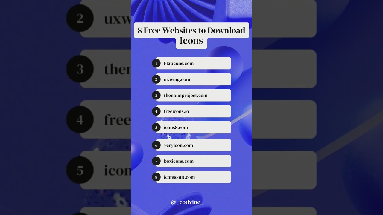 Free Websites To Download Icons #shorts #websites #icons #trending #developers