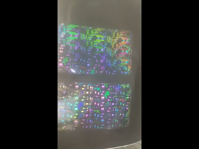Custom Hologram Overlay Films - Holographic Overlay To Protect Cards ...