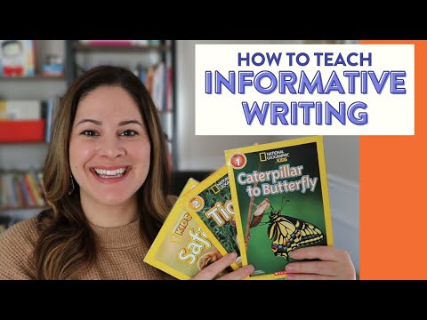 How To Teach Informative Writing in First Grade | Tips for Creating an All About Book