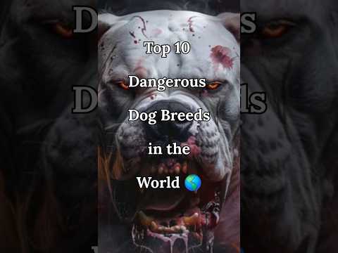 Caution: These Dog Breeds Are No Joke! 💀🐕 #shockingfacts