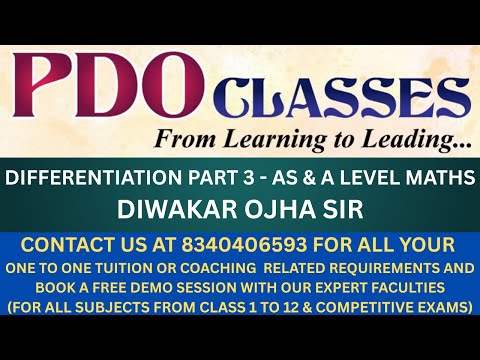 Differentiation part 3 | AS & A LEVEL MATHS | Exponential and Log function | GRADE 12 | DIWAKAR SIR