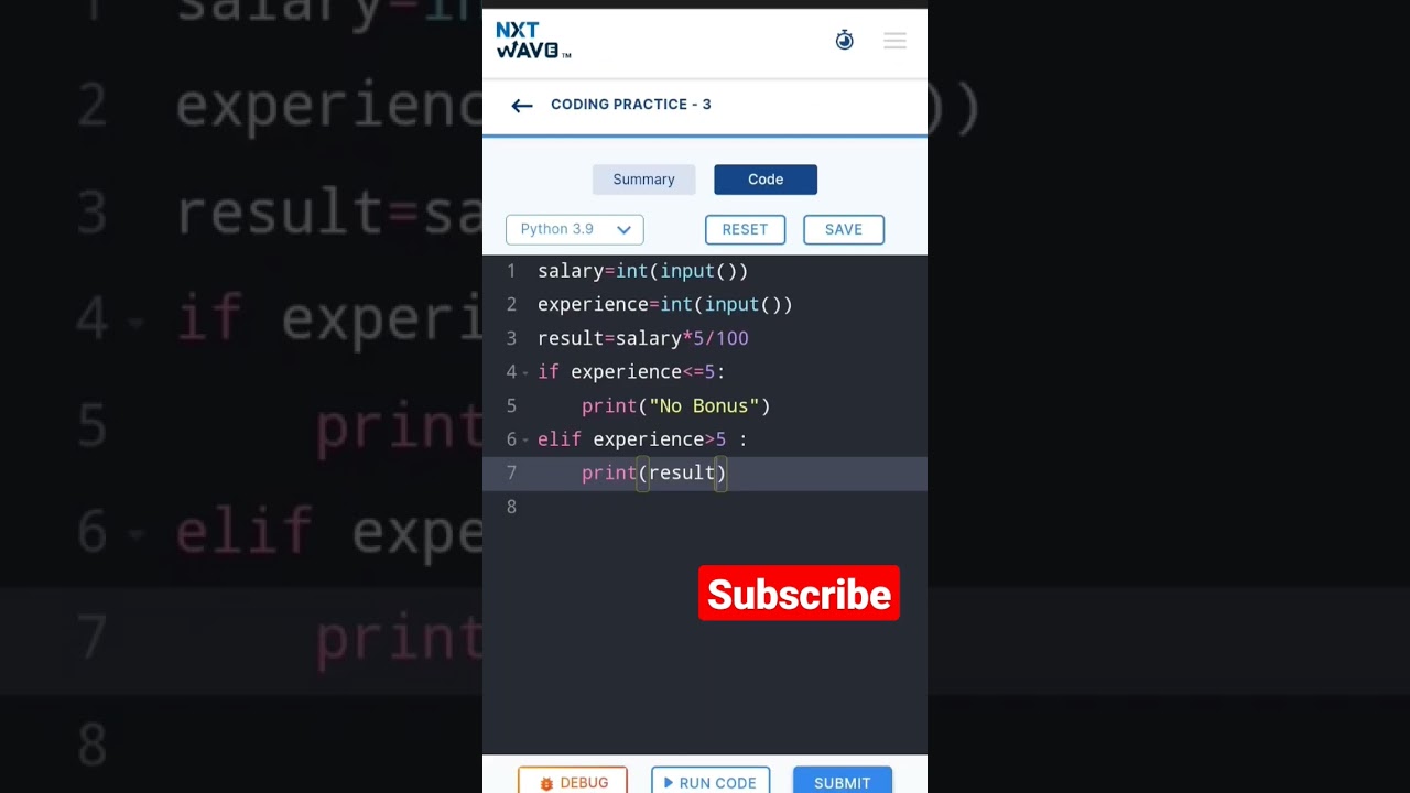 coding test #nxtwave #shorts #viralvideo #coding #pythonprogramming