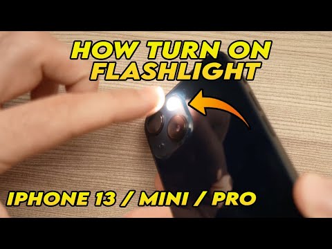 How To Turn On Flashlight On iPhone 13 / 13 mini / 13 Pro