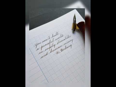 Spencerian writing #calligraphy #handwriting