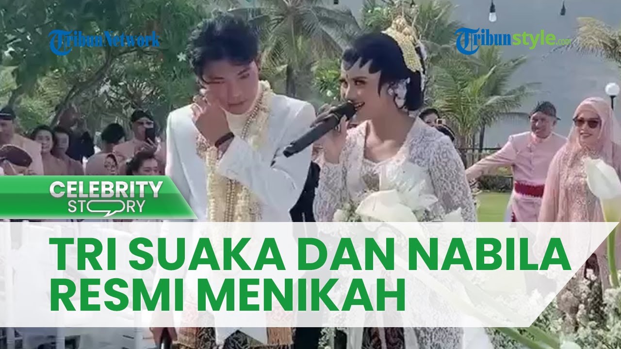 Selamat! Tri Suaka dan Nabila Maharani Resmi Jadi Pasangan Suami Istri, Menikah di Yogyakarta ...
