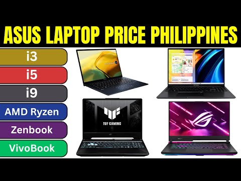 Asus Laptop Price Philippines 2024 | i3, i5, i9, Zenbook, VivoBook, AMD Ryzen