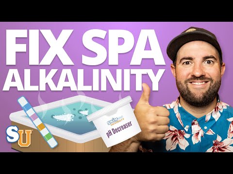 How To Lower ALKALINITY In A HOT TUB