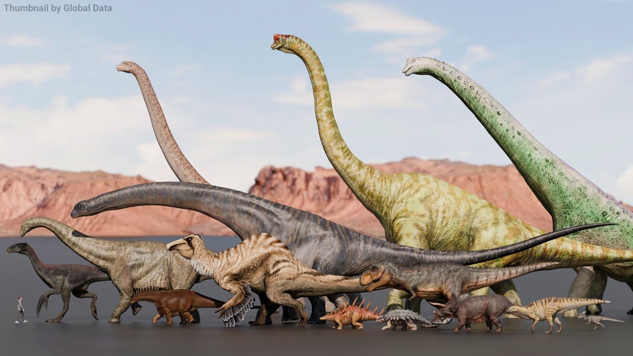 DINOSAUR SIZE COMPARISON | First Person View