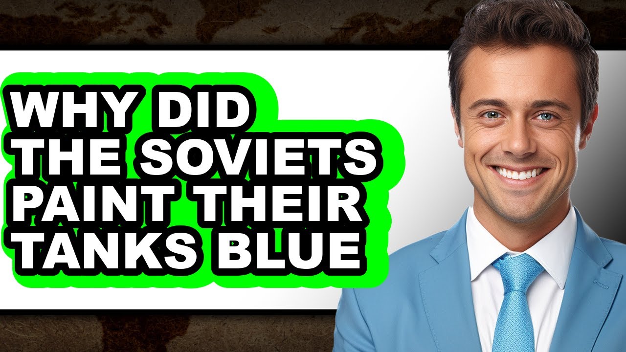 Why Did the Soviets Paint Their Tanks Blue - Explained