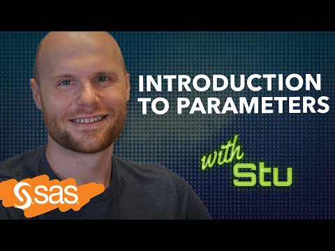 SAS Tutorial | Introduction to Parameters