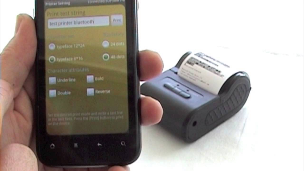 Android Bluetooth printer driver for ESC/POS printers