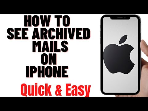 HOW TO SEE ARCHIVED MAILS ON IPHONE
