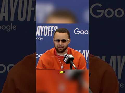 โIโm out for the Playoffsโ - Steph Curry Postgame Interview - Warriors vs Timberwolves - Game 1
