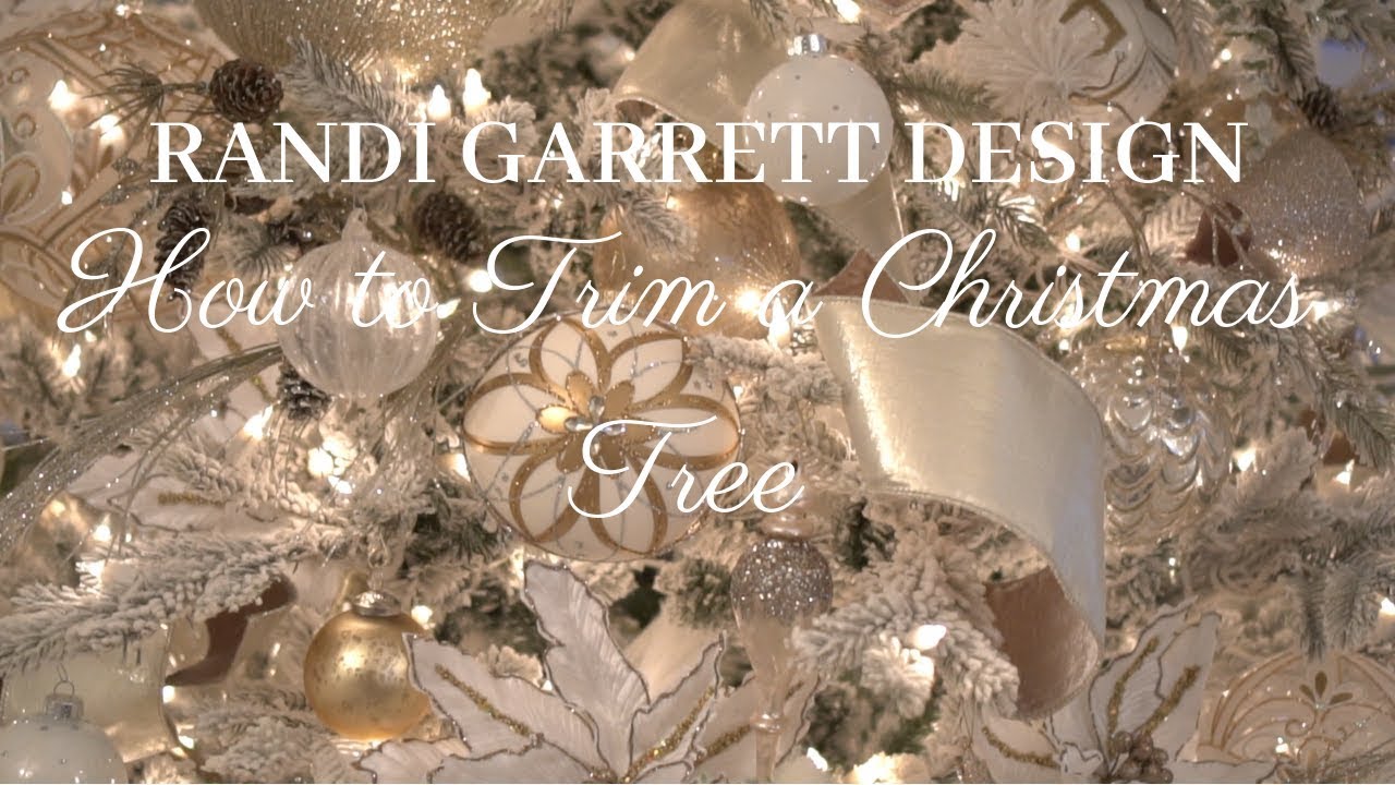 Randi Garrett Design How to Trim a Christmas Tree in Style