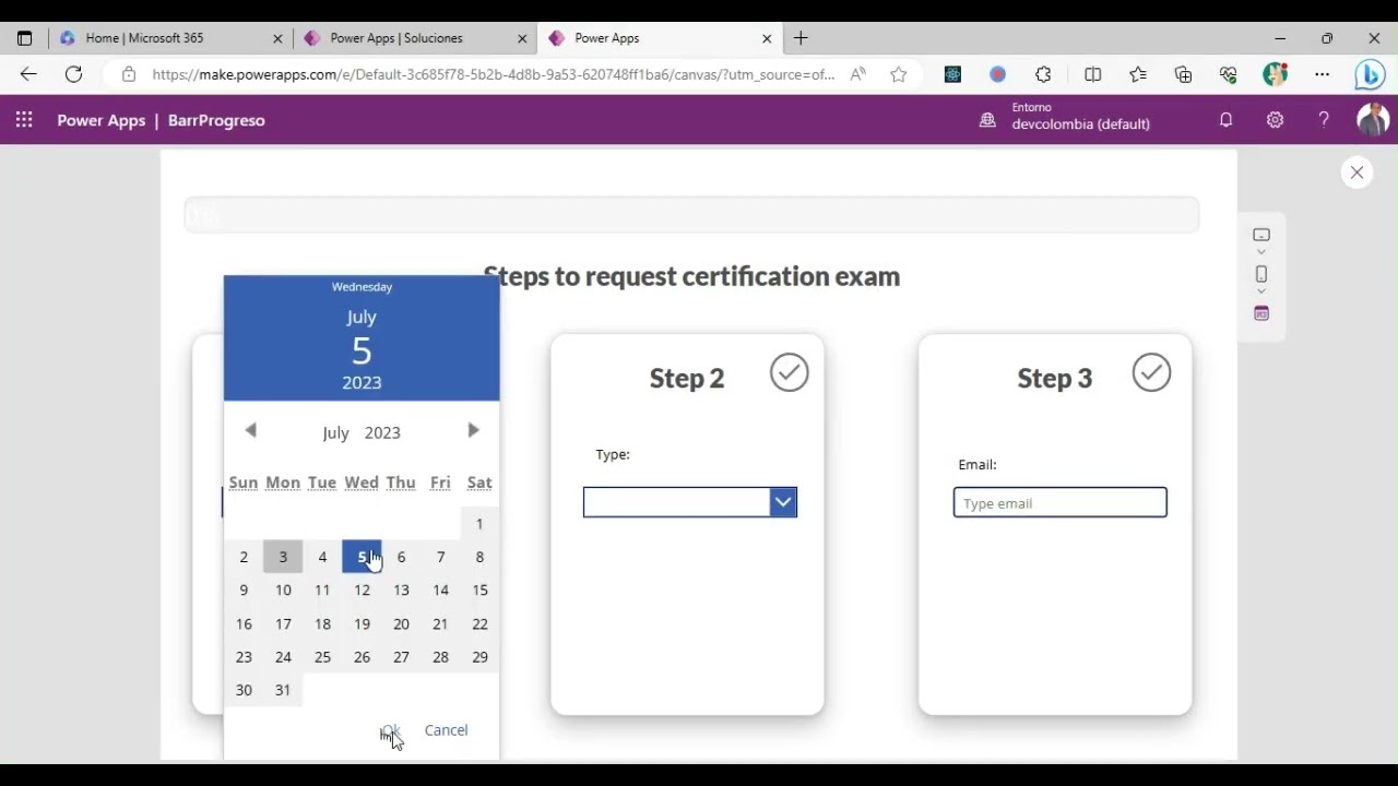 Green Progress Bar - Component Power Apps