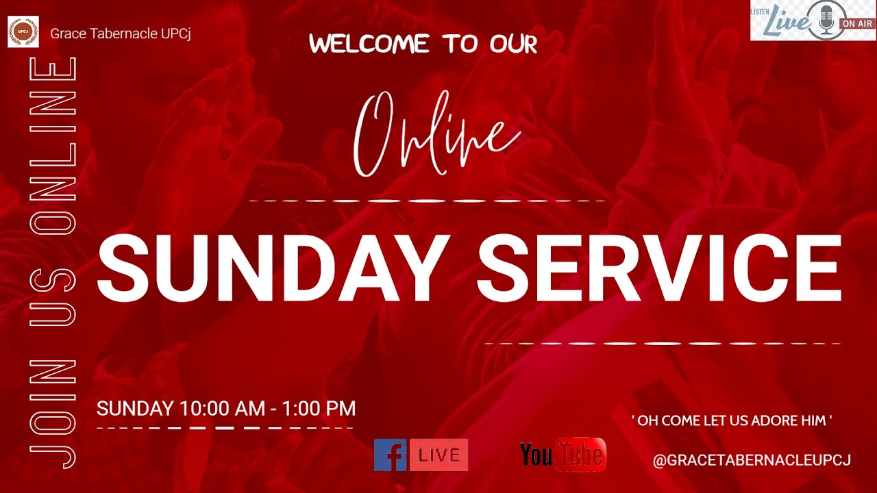 Grace Tabernacle UPCJ |Men's Fellowship Sunday Service | September 18, 2022