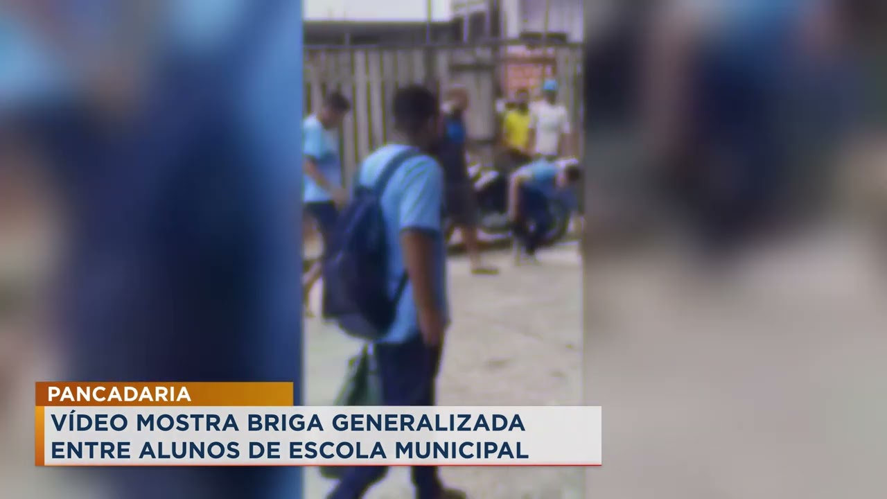 BRIGA DE ALUNOS DA ESCOLA SANTO AGOSTINHO
