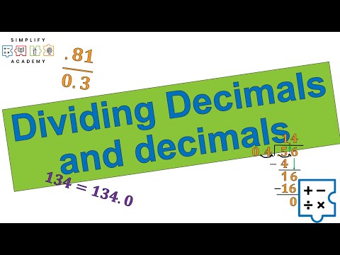 Dividing Decimal by Decimal The Easy Way!